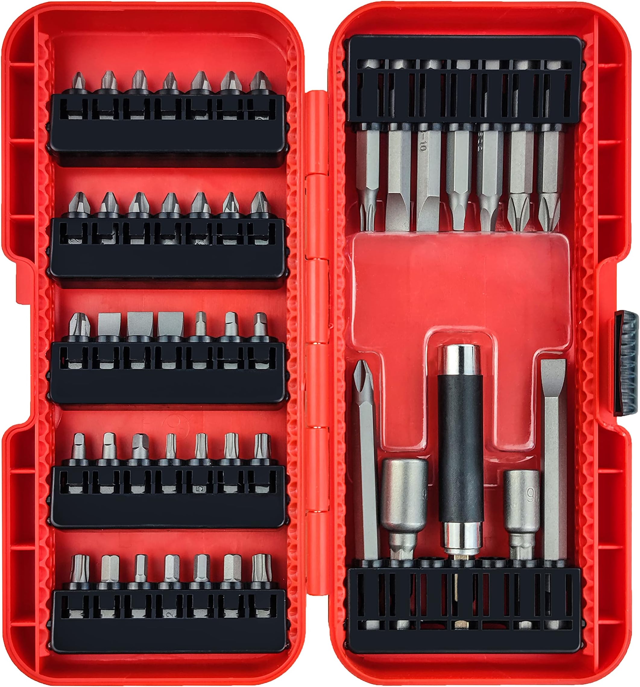 DEWALT DWAF2058CS 18 pc. Compact Magnetic Drive Guide Set, Yellow ...