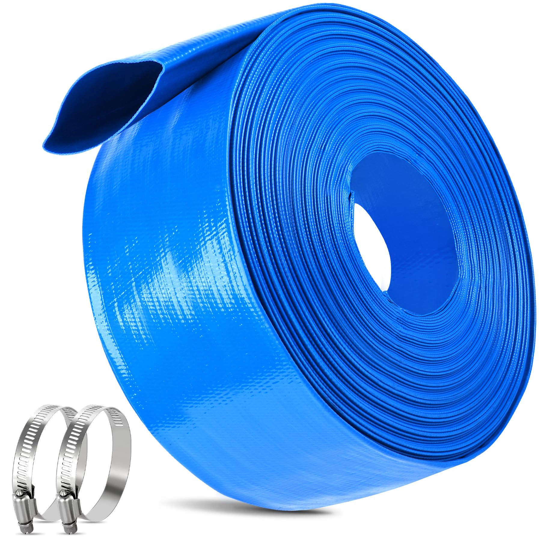 Snapklik.com : 3IN X 60FT Pool Backwash Hose Heavy Duty Drain Discharge ...