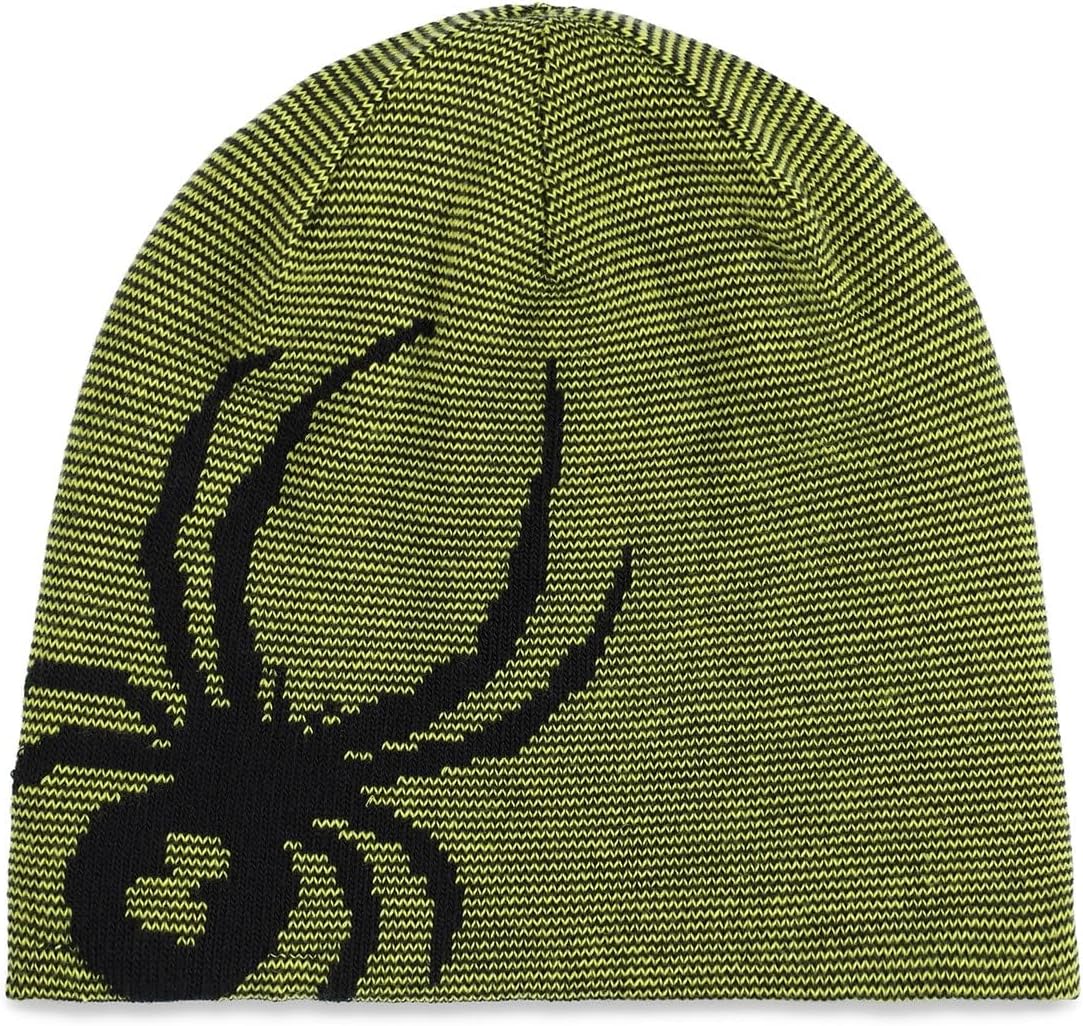 Spyder Men's Standard Innsbruck Reversible Ski Winter Beanie, Acid ...