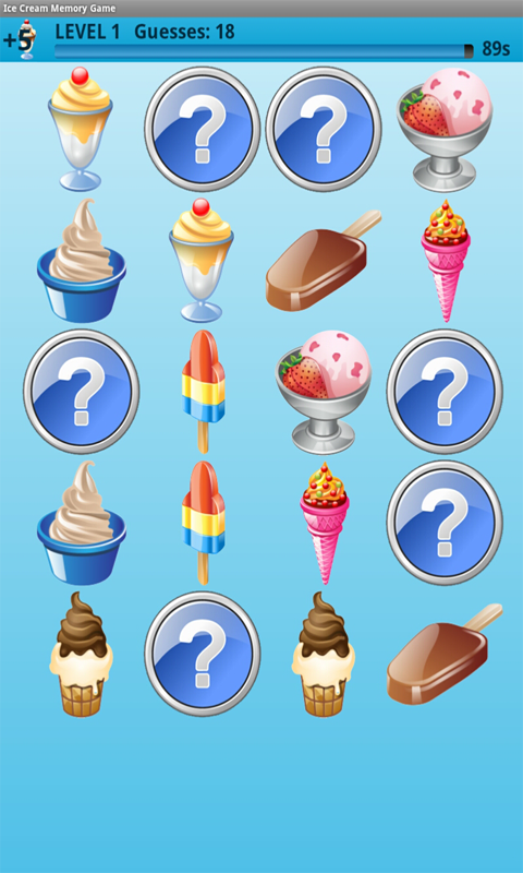 Ice Cream Memory Game for Kids - App on Amazon Appstore