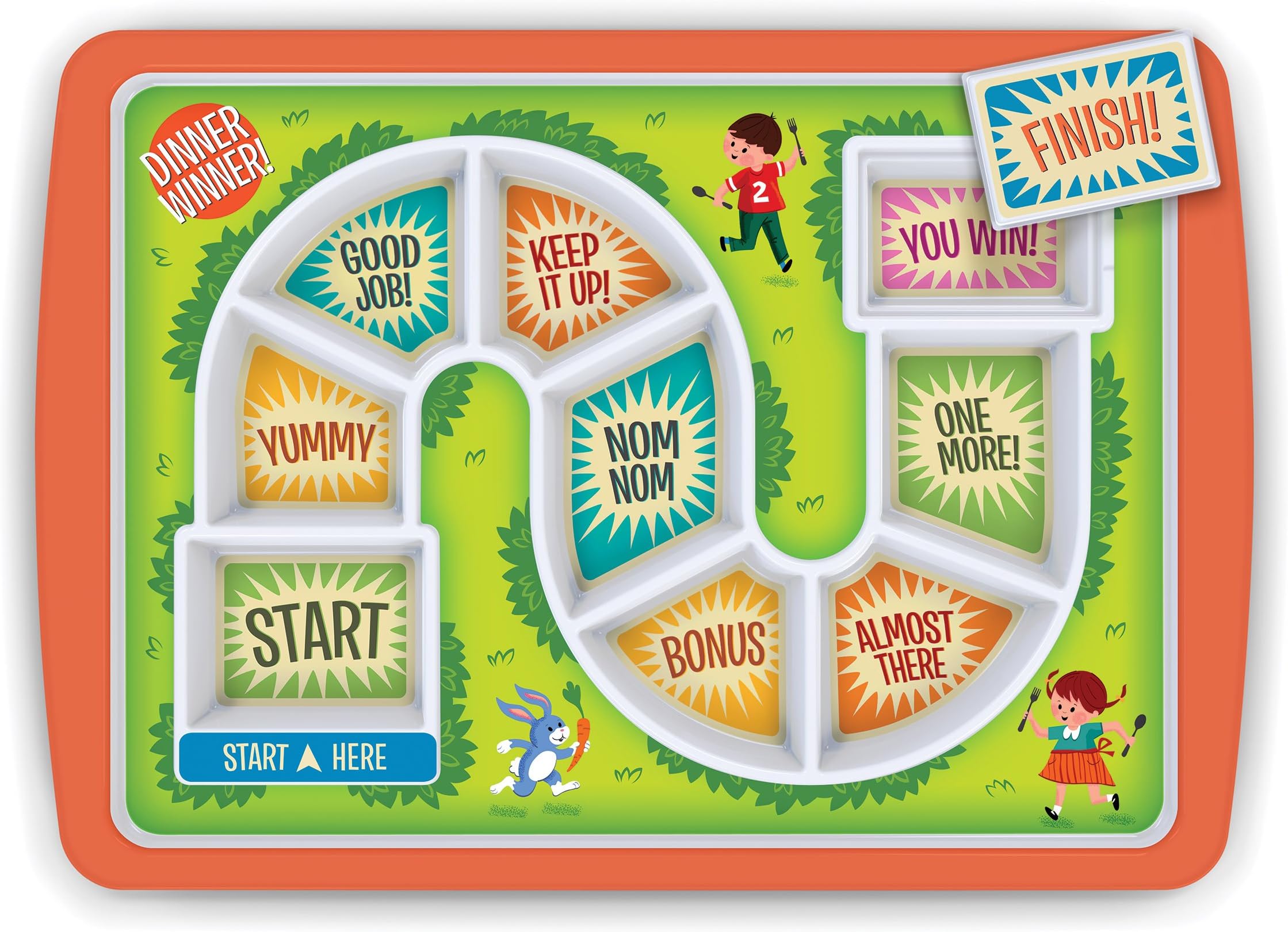 Amazon.com: SpinMeal - Healthy Nutrition Plate for Picky Eaters - Spin ...