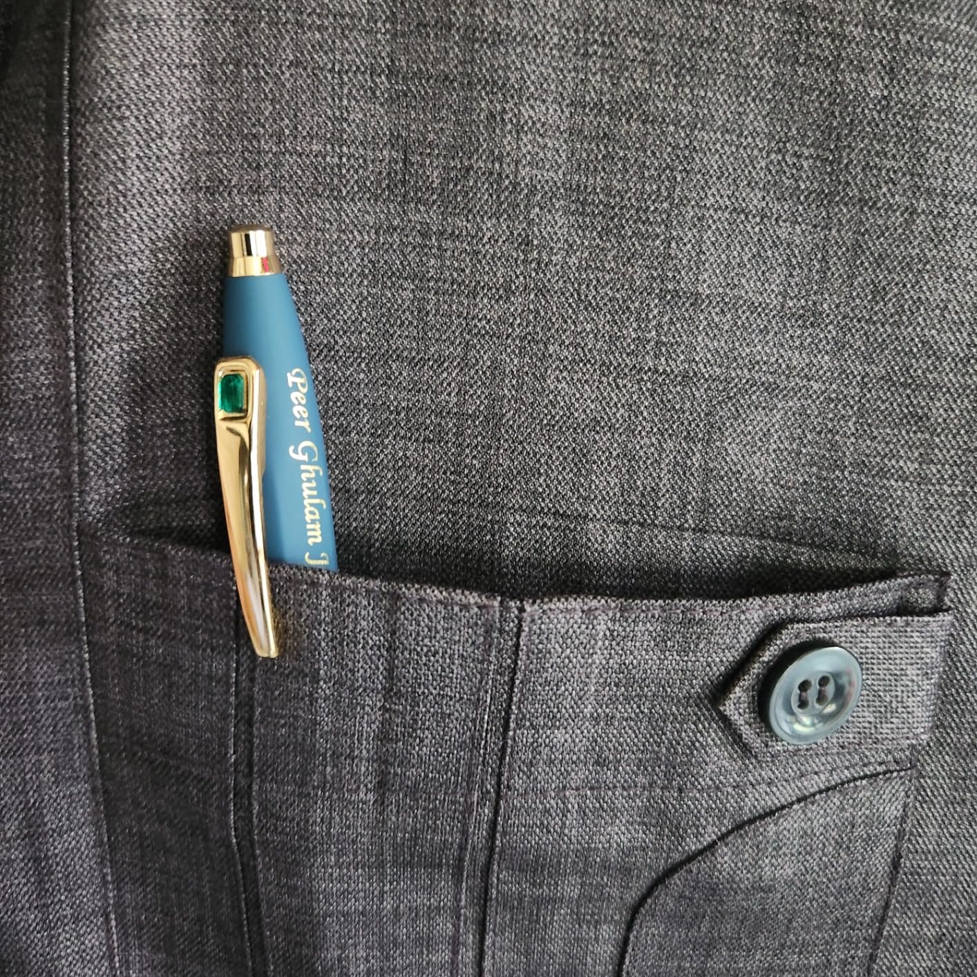 Roshfort Personalized Metal Pen with Blue Ink Signature Pens Customize ...