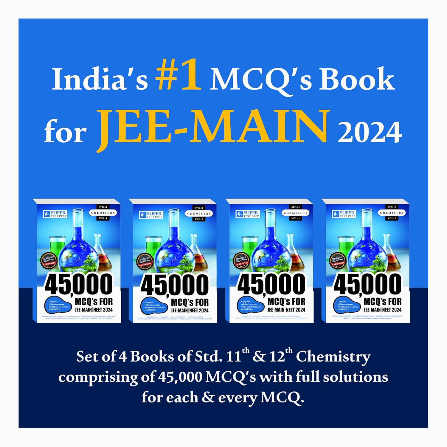 Buy 45000+ MCQs for JEE 2025 with full solutions for each and every MCQ ...