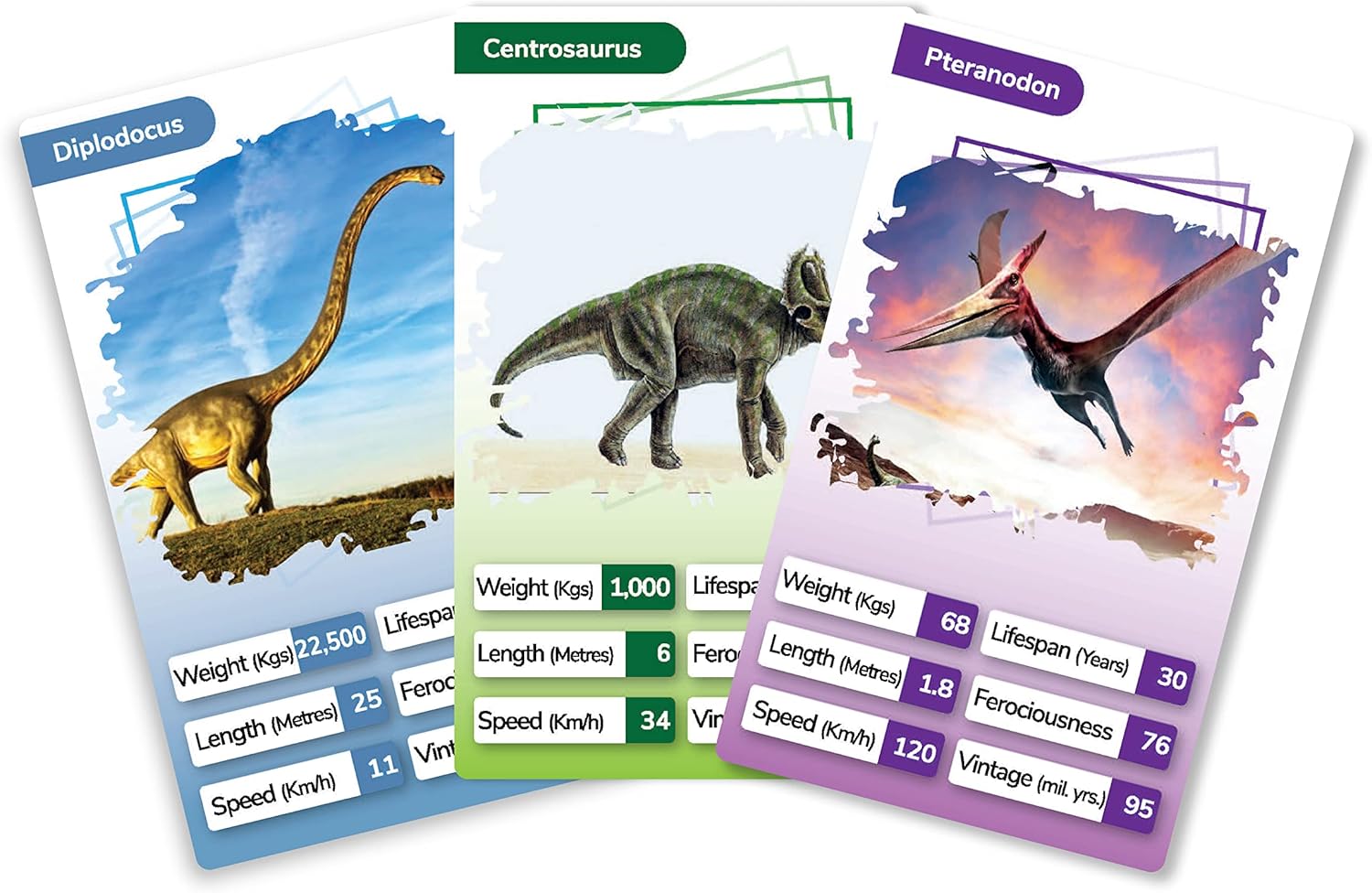 Dinosaurs Smart Trump Cards – Fun and Engaging Trump Cards Toy for Kids ...