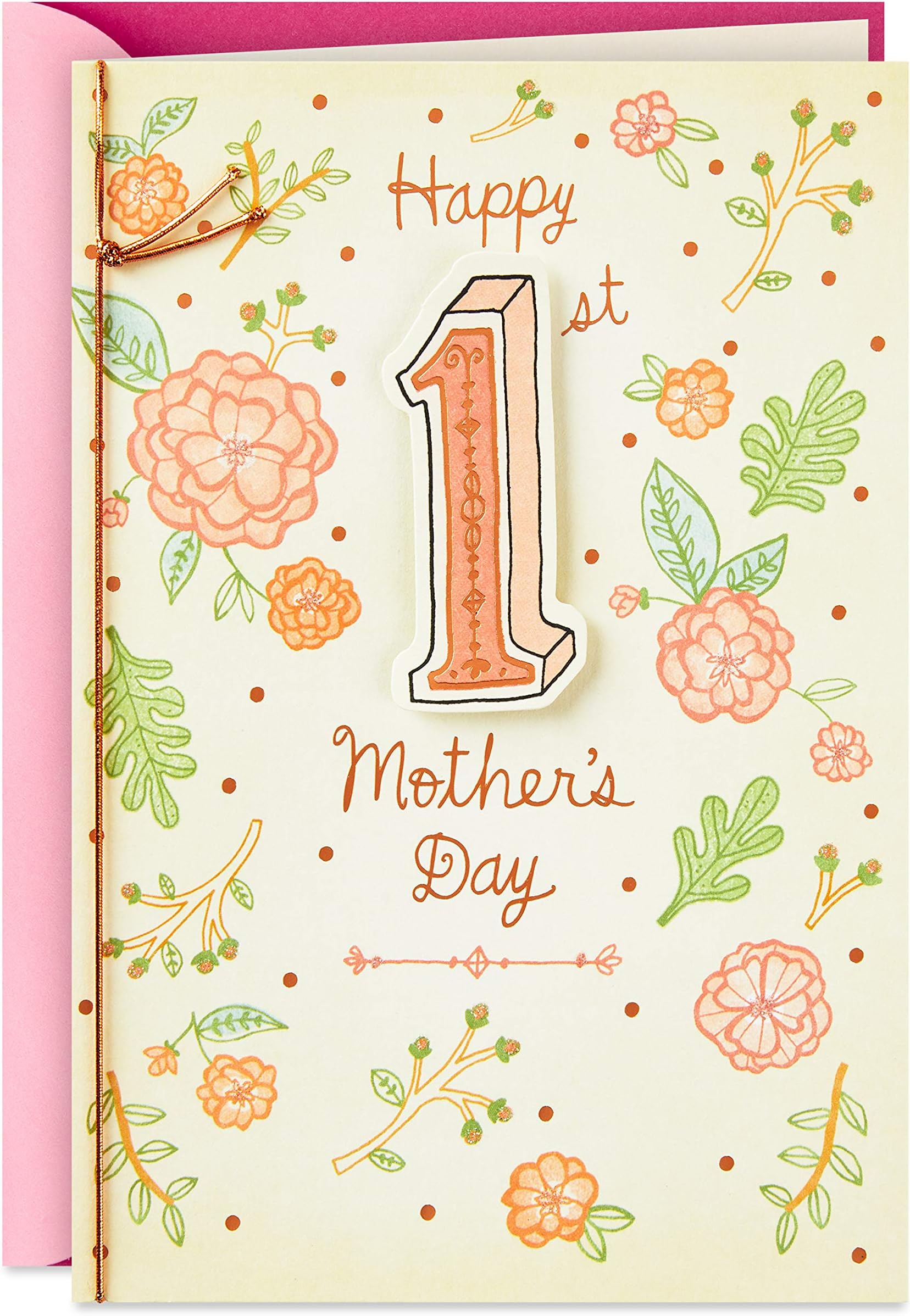Hallmark First Mother's Day Card (Joy and Love of Motherhood) : Amazon ...