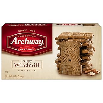 Amazon.com: Archway Cookies, Crispy Windmill Cookies, 9 Oz Box ...