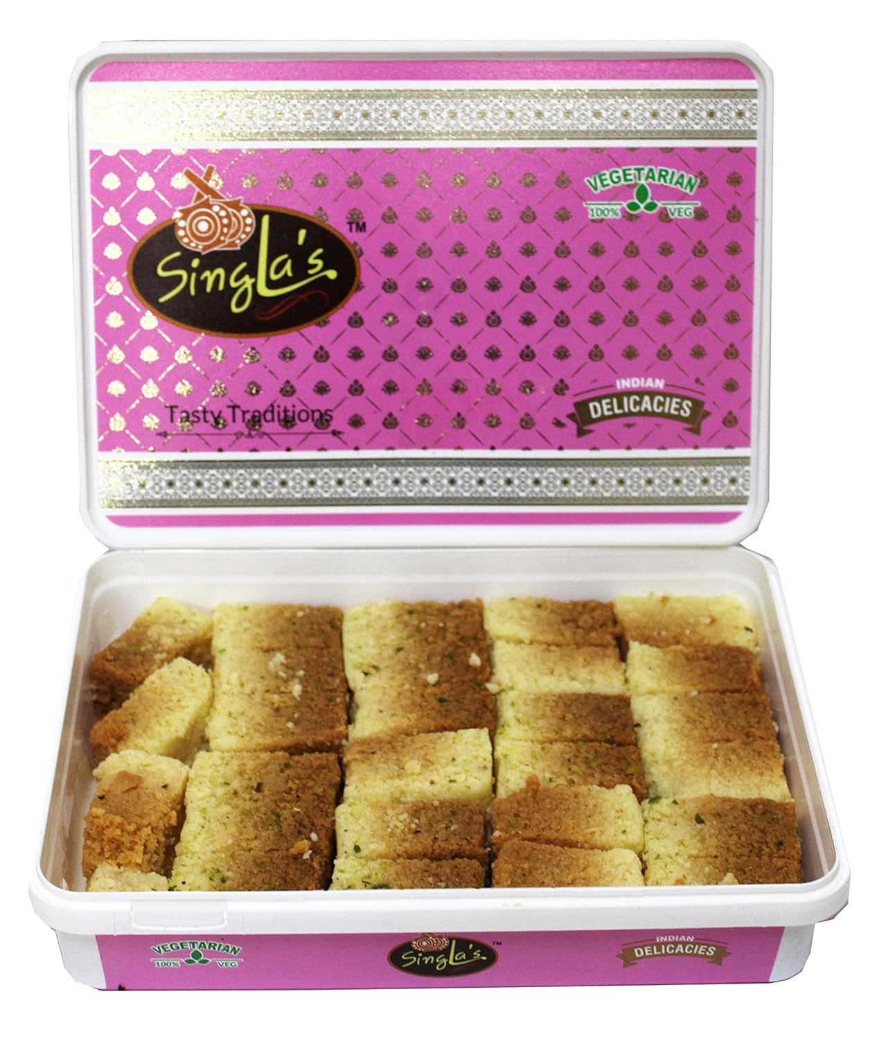 Singla sweets Indian Milk Cake 800g Indian Mithai Sweet : Amazon.in ...