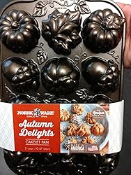 Amazon.com: Nordic Ware Autumn Delights Cakelet Pan: Home & Kitchen