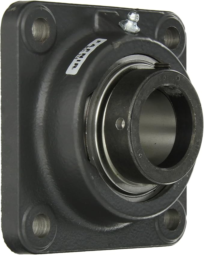 Timken RCJ1 3/4 Flange Unit, 4 Bolt Holes, Industrial-Duty, Relubricatable, Non-Expansion, Cast ...