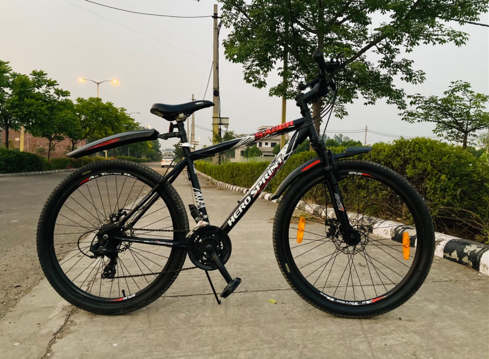 Buy Hero Sprint Pro-Saber 26T Single Speed Mountain Bicycle , 18 Inch ...