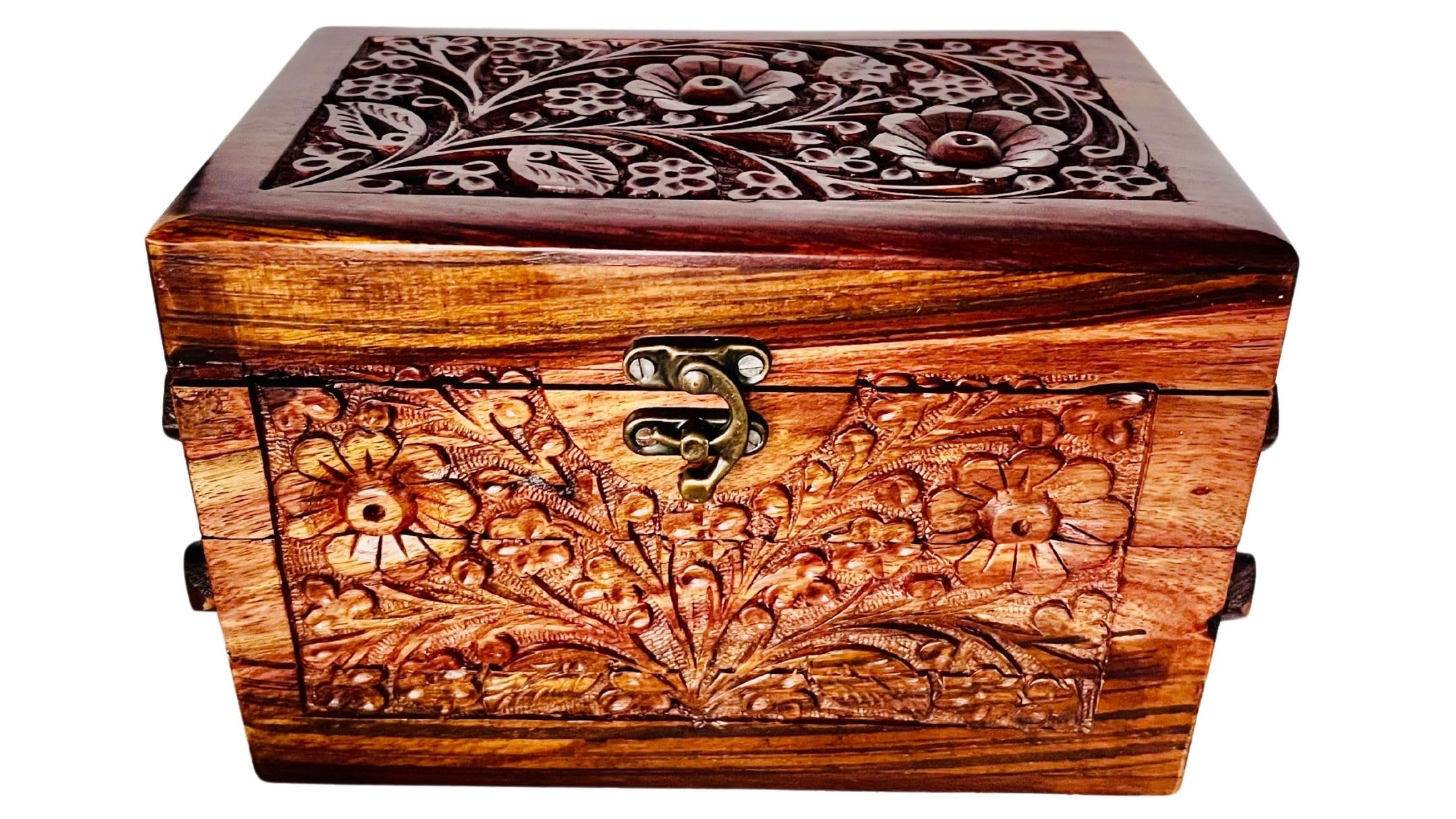 Amazon.com: Holiday Gifts, Handcrafted Jewelry Tabletop Box for ...