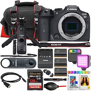 Amazon.com : Canon EOS R7 Mirrorless Camera Body + Canon HG-100TBR ...