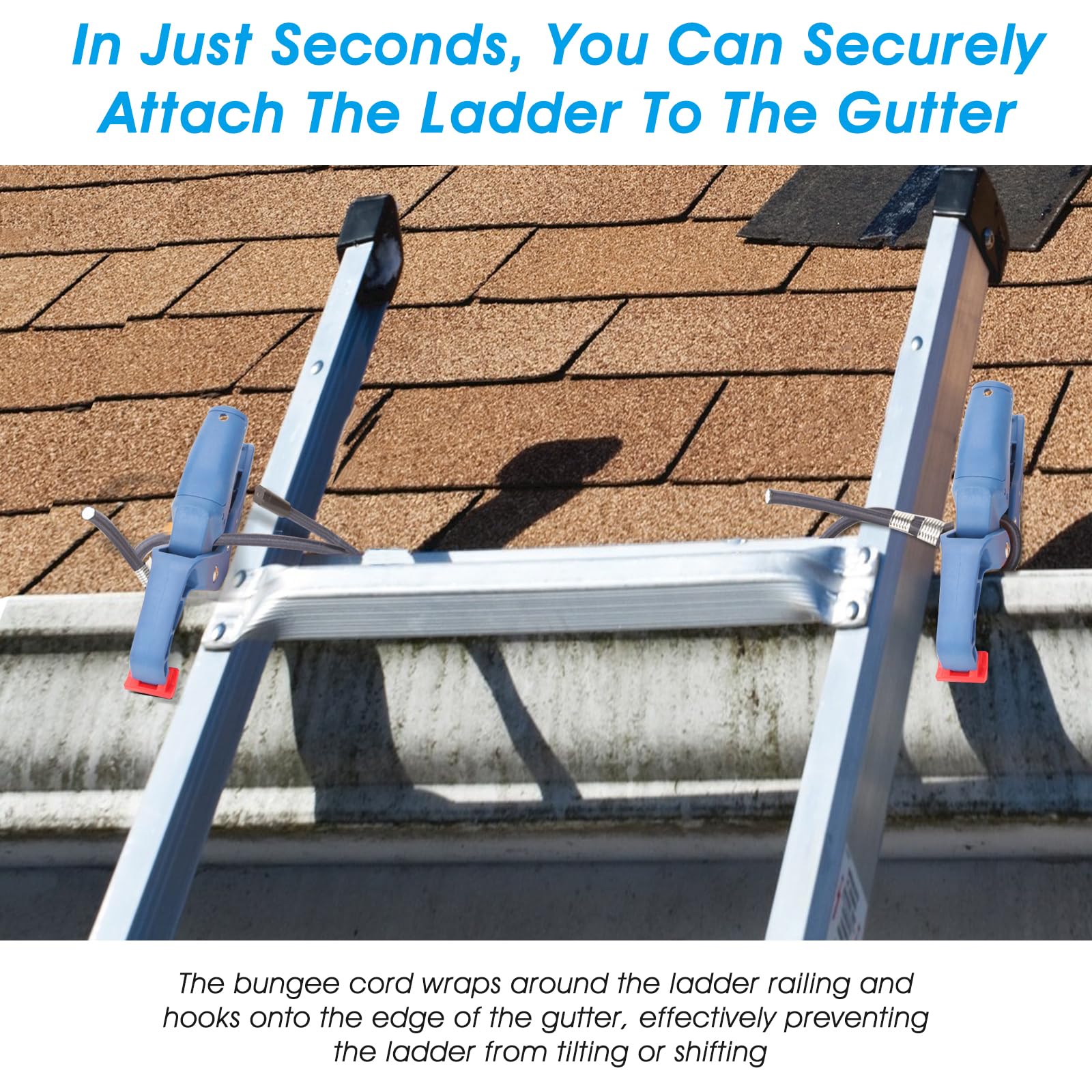 Roof Ladder Accessory VEVOR Ladder Stabilizer Standoff - Adjustable ...