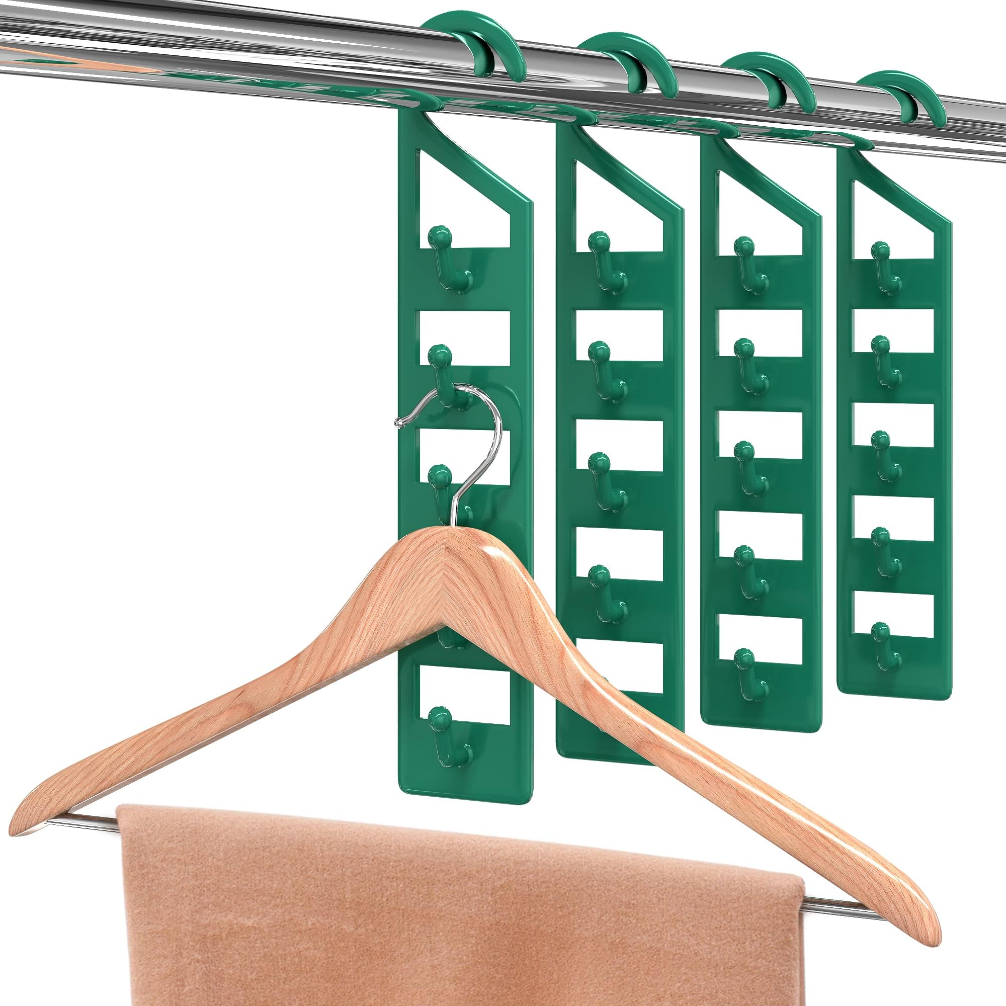 Amazon.com: Space Saving Hanger Holders Set of 4 : Home & Kitchen