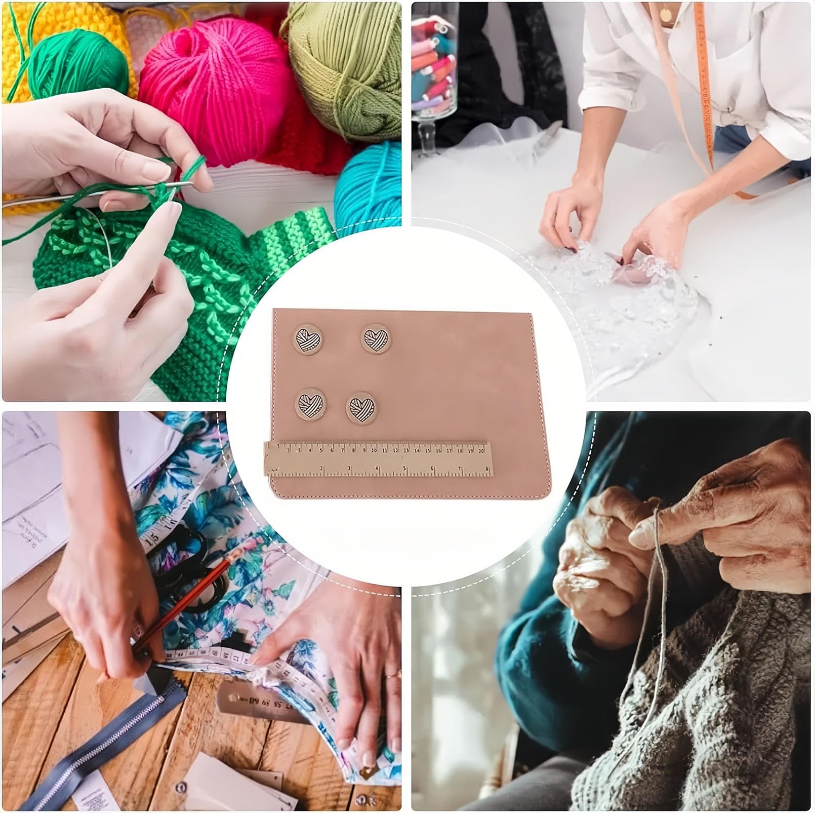 Magnetic Ruler Magnetic Knitting Chart Holder - Pattern Keeper For ...