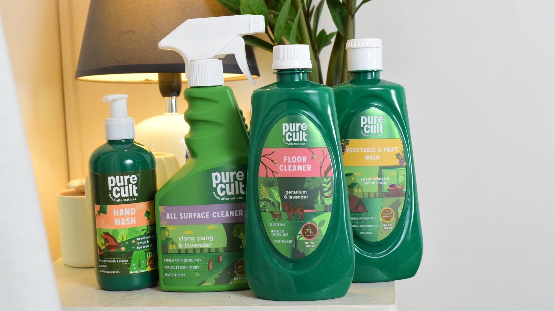 PureCult All-Surface Cleaner (300 ml) | With Essential Oils | Non-Toxic ...