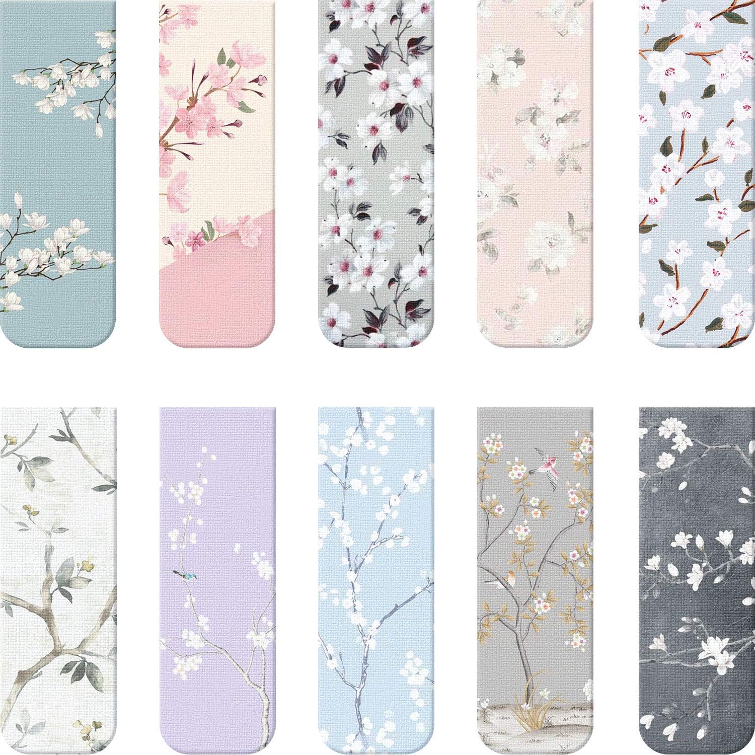 Amazon.com: Monolike Magnetic Bookmarks Flower for You Ver.1, Set of 5 ...