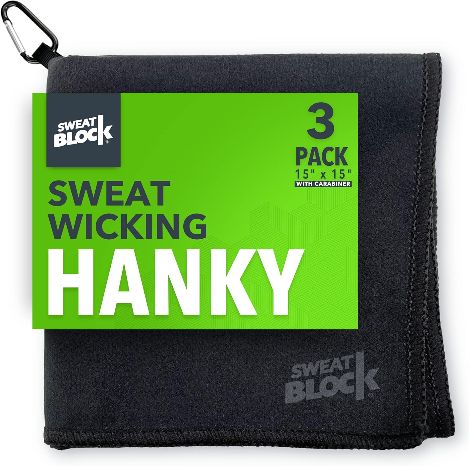 Amazon.com: SweatBlock Microfiber Sweat Absorbing Handkerchief - Sport ...