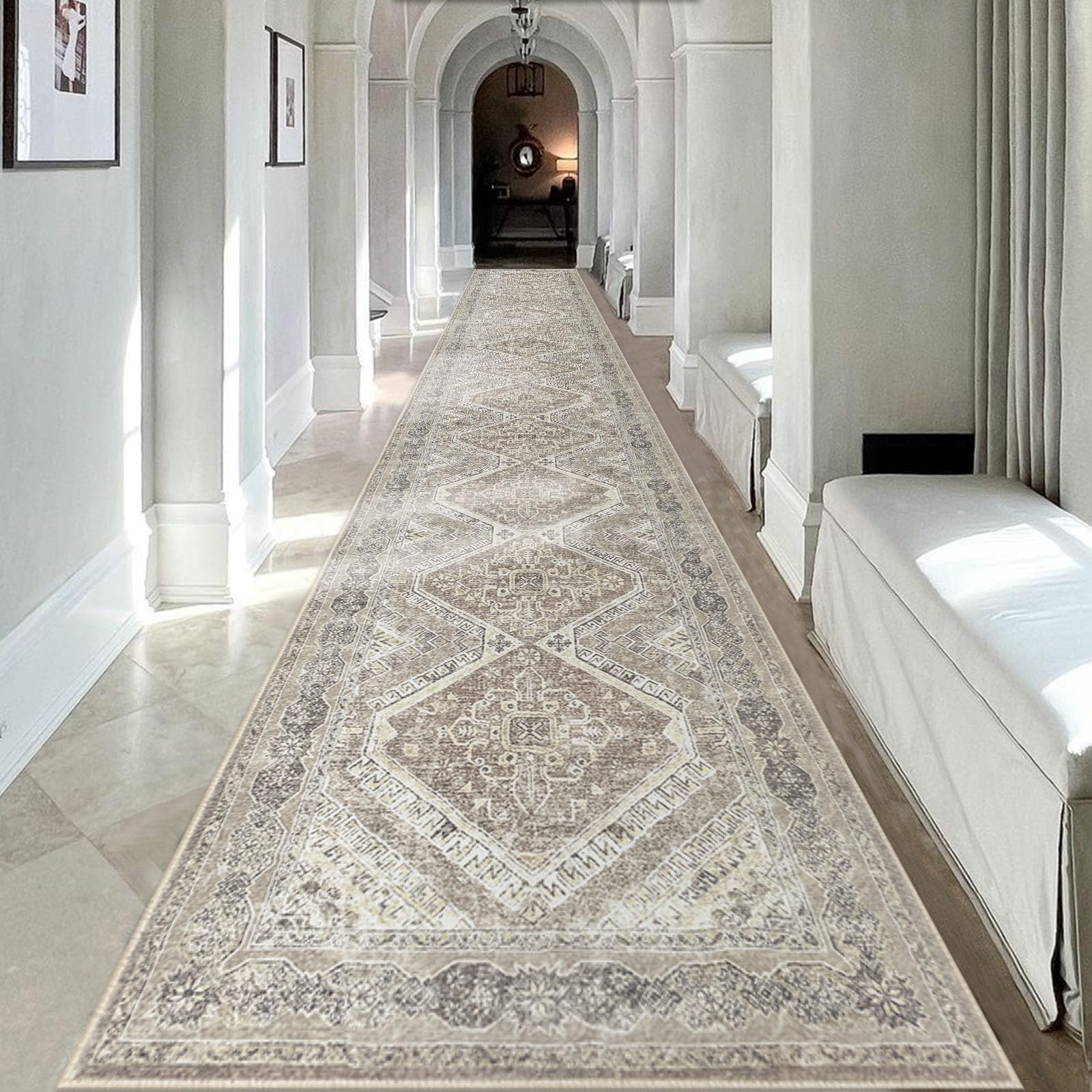 Amazon.com: KUTA Extra Long Runner Rug for Hallway 2.6x18ft, Oriental ...