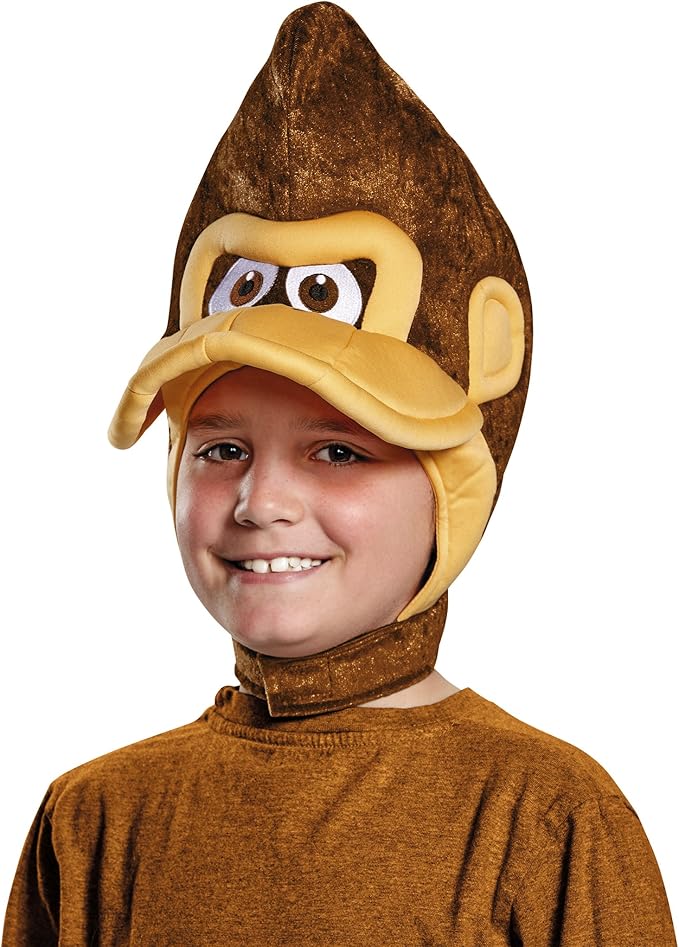 Amazon.com: Donkey Kong Super Mario Bros. Nintendo Child Headpiece, One ...