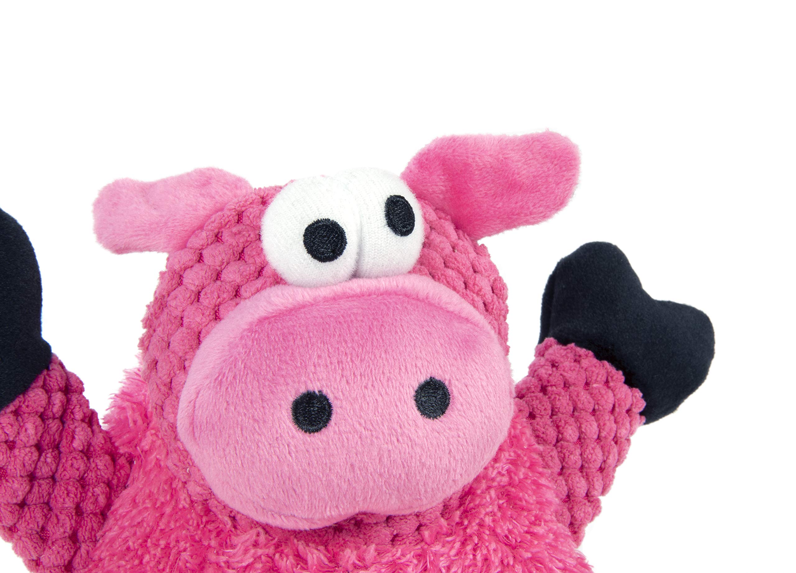Snapklik.com : goDog Checkers Skinny Pig Squeaky Plush Dog Toy