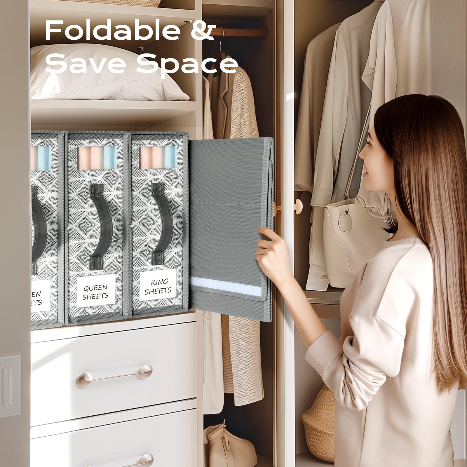 Snapklik.com : Yecaye 6 Pack Sheet Organizers And Storage