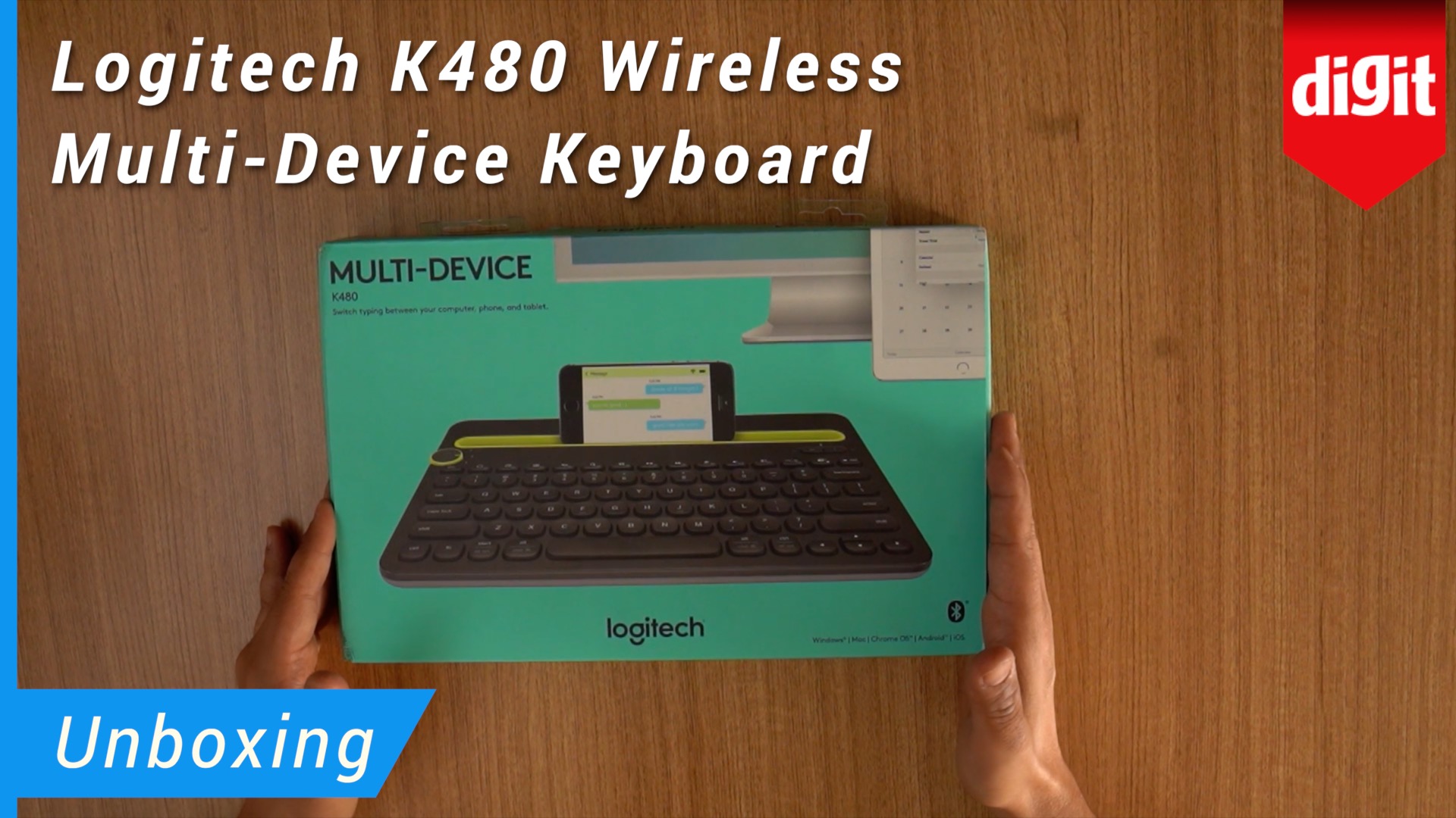 Watch Logitech K480 Wireless Multi-Device Keyboard Unboxing on Amazon Live