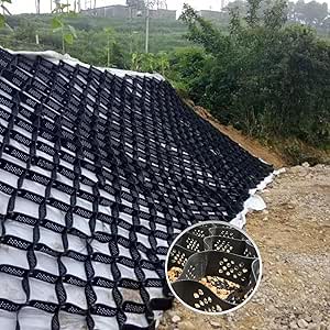 Steep Ground/Slope Grid Paver 2 Inch Deep Polyethylene Permeable ...