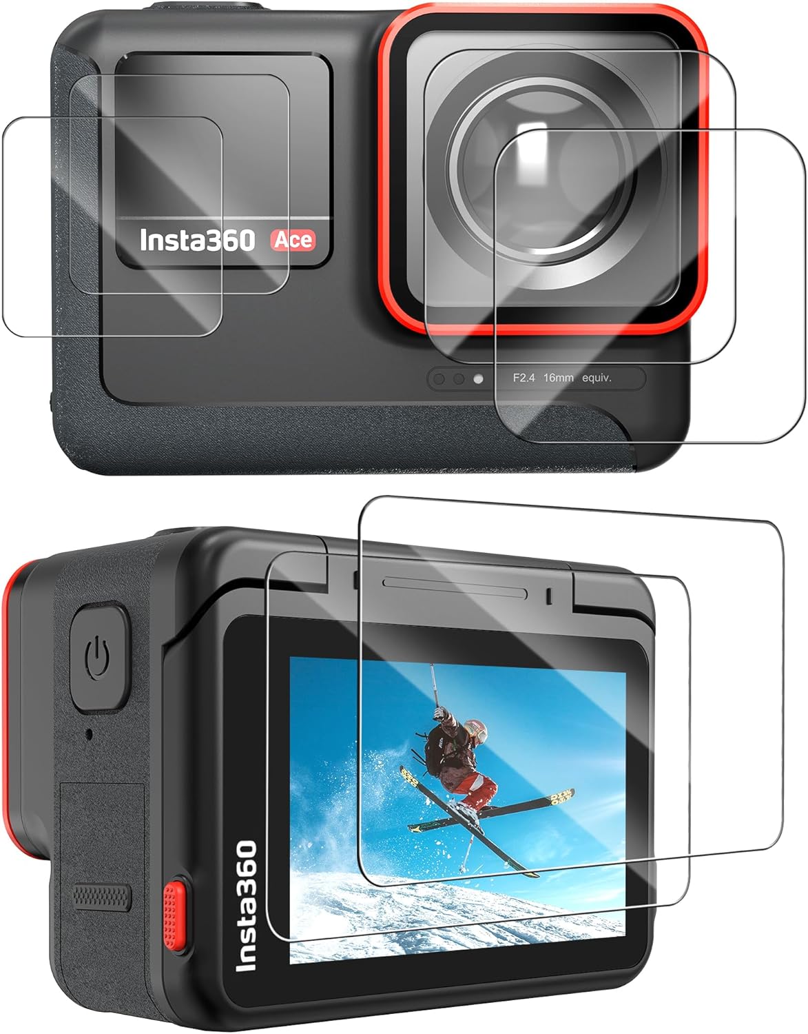 Amazon.com: CYNOVA Screen Protector for Insta360 Ace, Ultra Clear ...