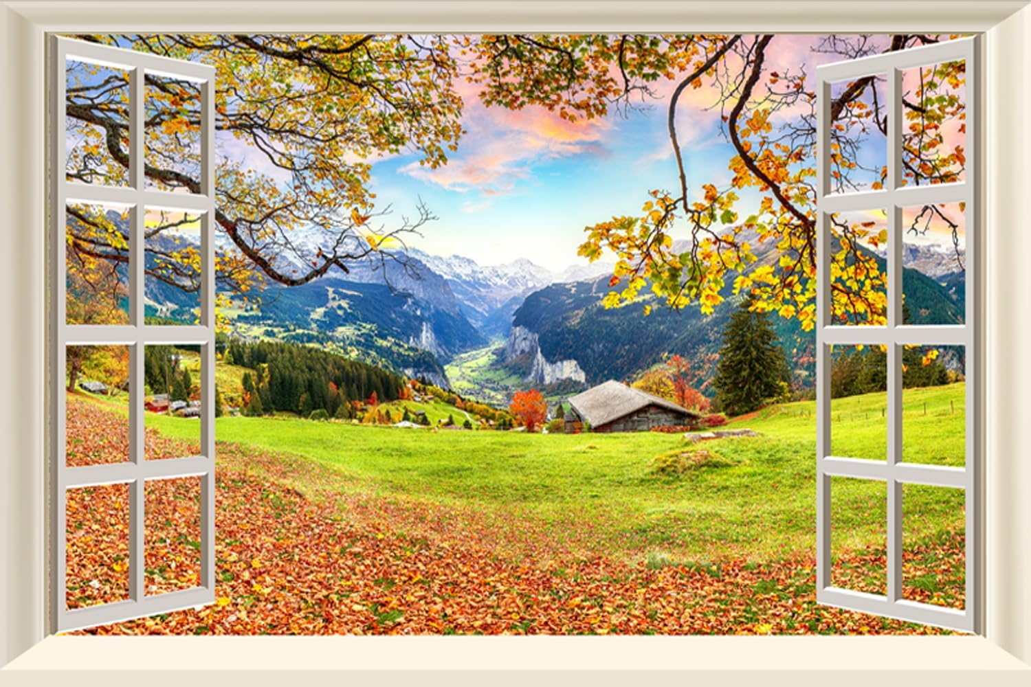 Amazon.com: wall26 Removable Wall Sticker Wall Mural - Blue Sky with ...