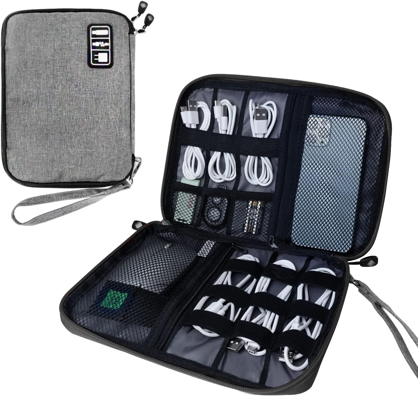 Amazon.com: Lcsmaokin Electronics Travel Organizer,Portable Waterproof ...