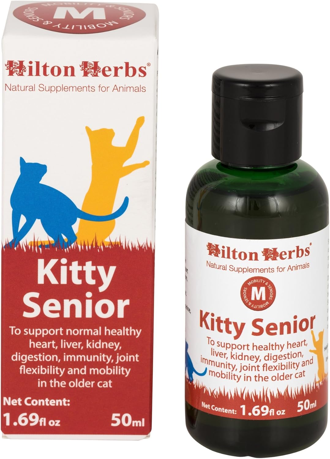 Amazon.com : Hilton Herbs Kitty Senior Herbal Liquid Mobility ...