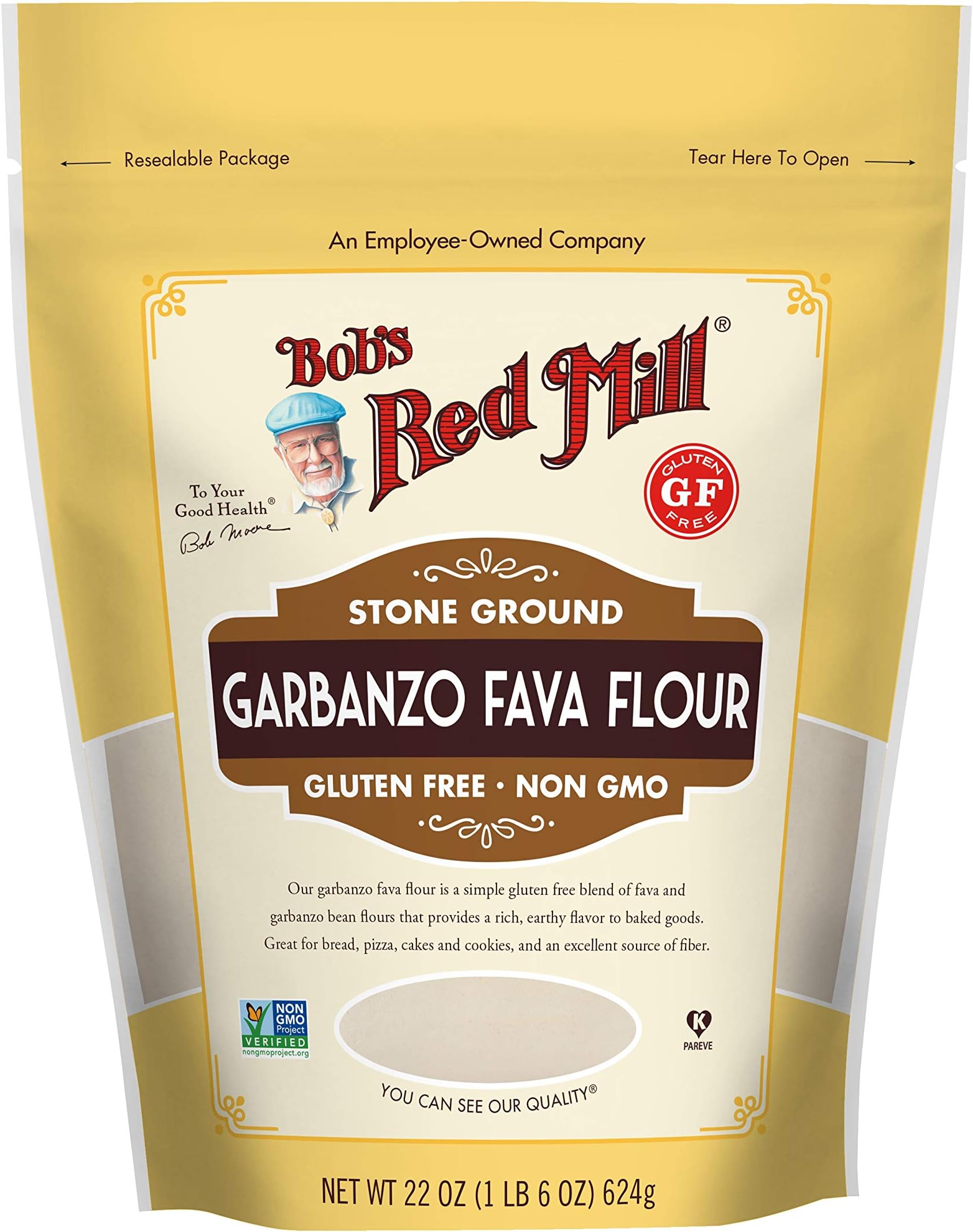 Amazon.com : Bob%27s+Red+Mill+Gluten+Free+Garbanzo+and+Fava+Bean+Flour ...