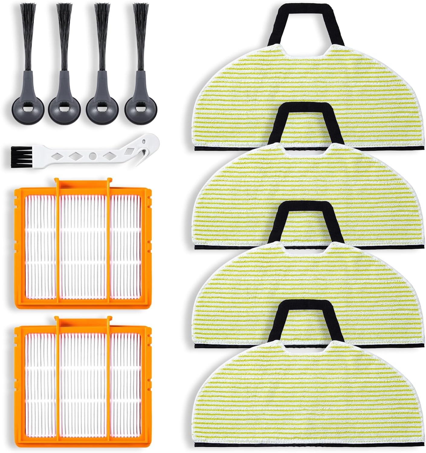 Amazon.com: 4 Mop Pads Replacement Parts for Shark RV2610WA, AV2610WA ...