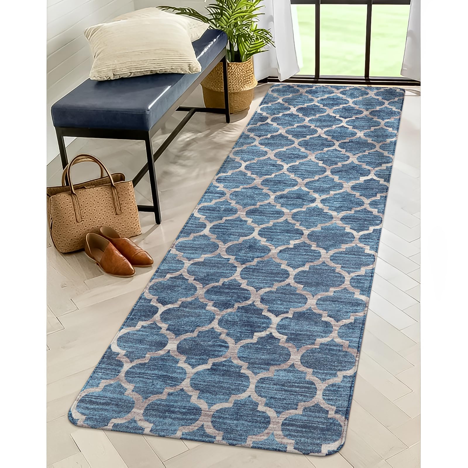 Amazon.com: Lahome Moroccan Floor Runners for Hallway Non Skid - 2x7 ...
