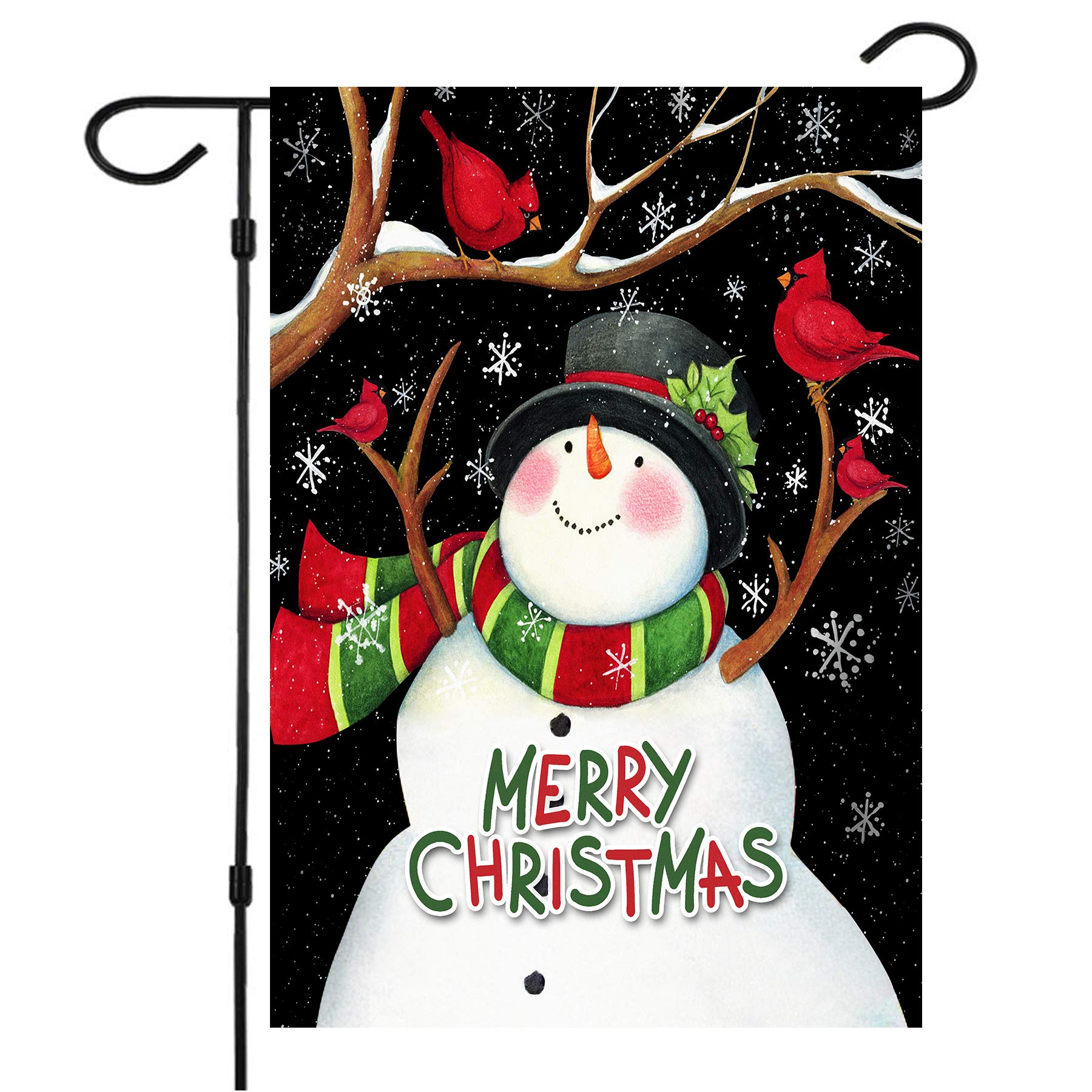Amazon.com : Christmas Garden Flags,Christmas Flags Double-Sided Double ...