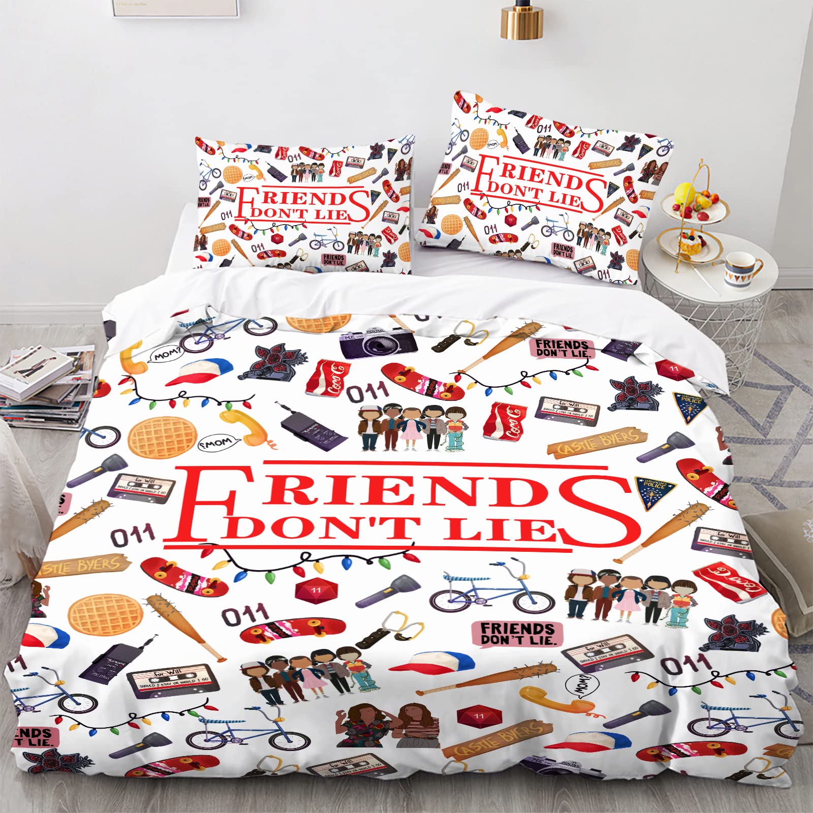 Friends Duvet Cover Set Twin Christmas Birthday Gifts for Men Kids ...