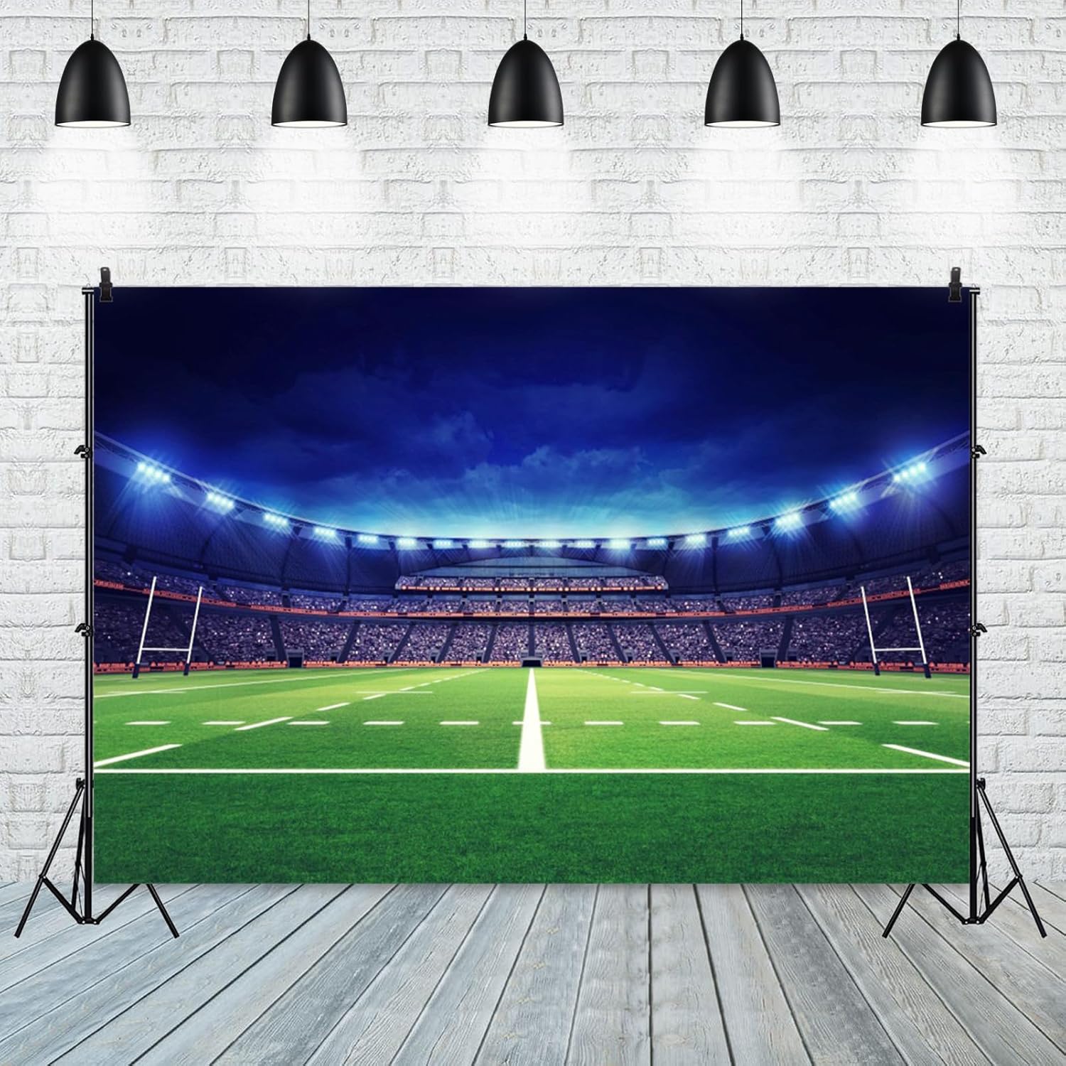 Amazon.com: Leowefowa 10x8ft Vinyl Sport Field Football Photography ...