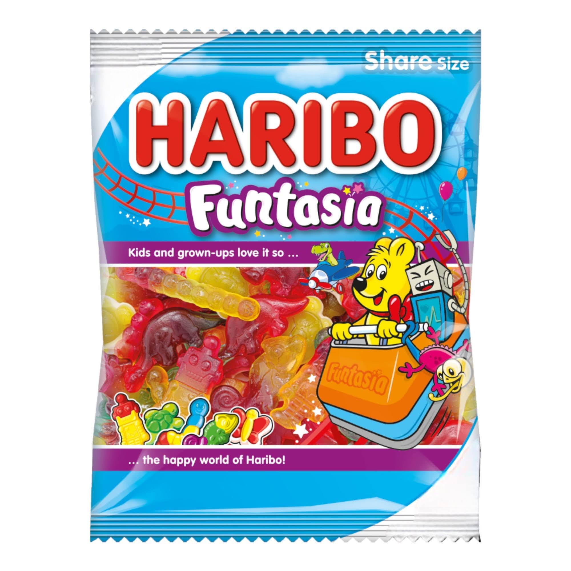 Funtasia Gummy Sweets Soft Chewy Candy Robots, Worms, Butterflies ...