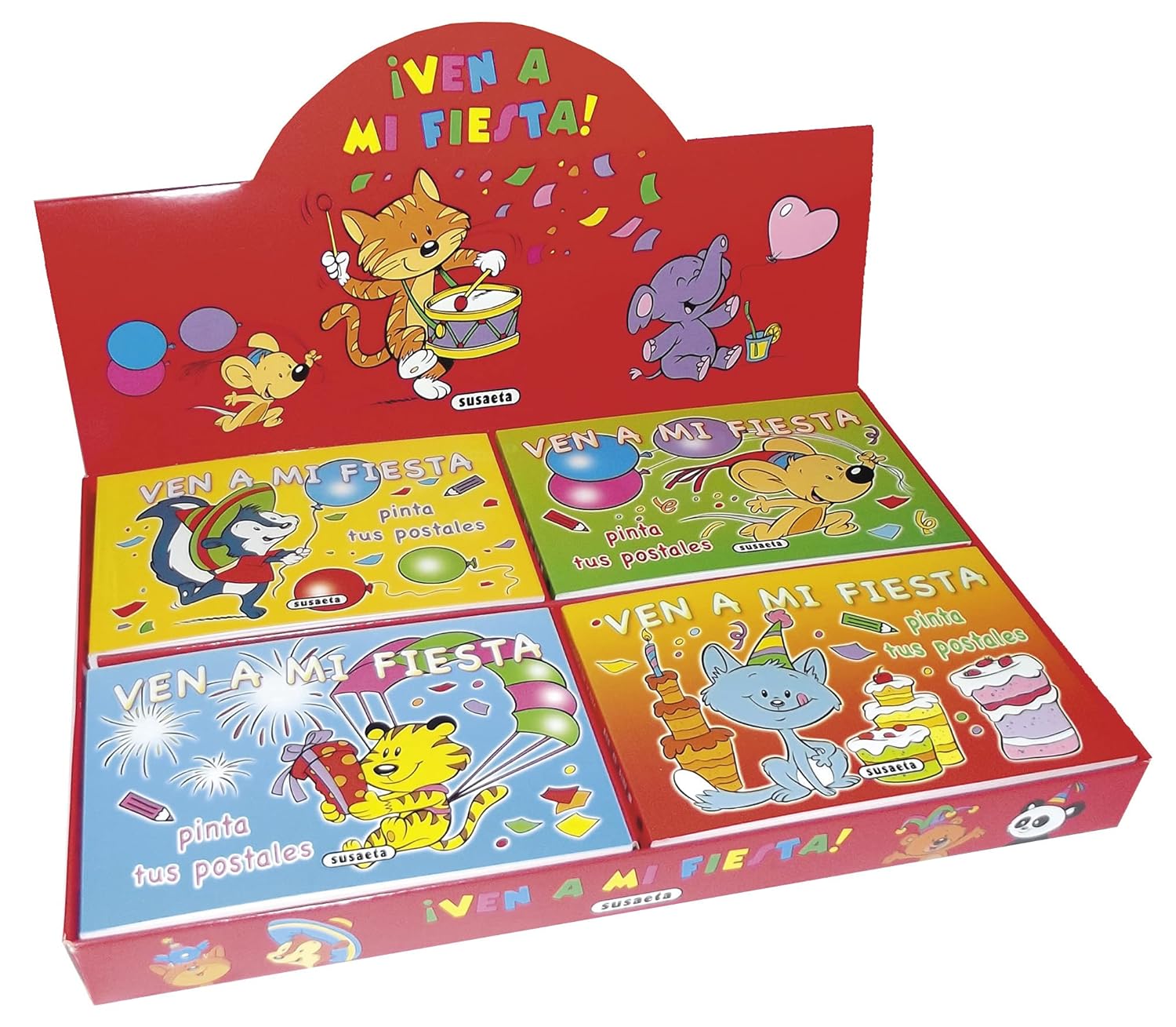 ¡Ven a mi fiesta! (4 títulos): Susaeta, Equipo: 9788467732238: Amazon ...