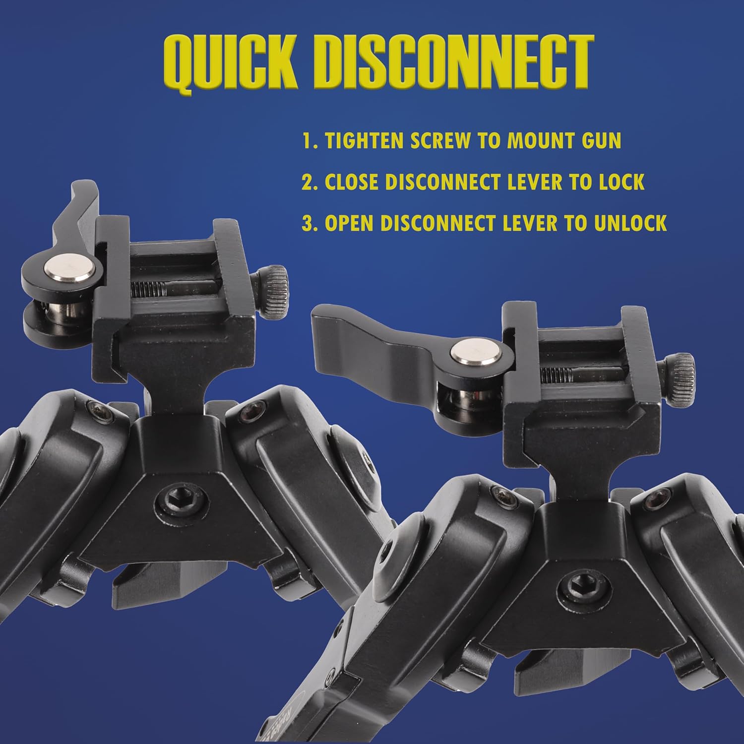 Bípode de carril Picatinny de precisión – Yaxa Colombia