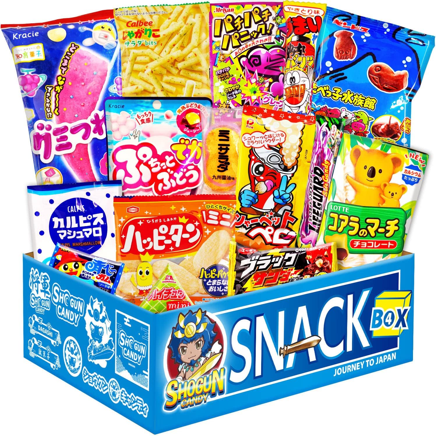SHOGUN CANDY SUSANOO BOX Japanese snack box filled with a mix of ...