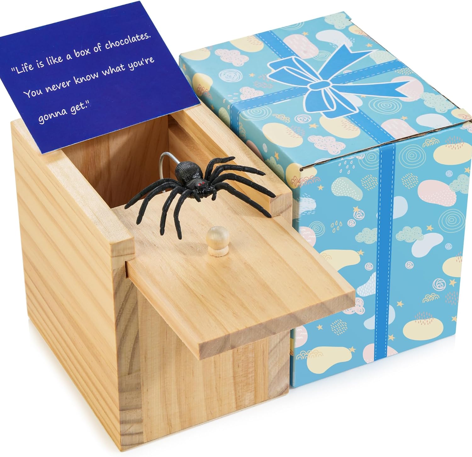 Amazon.com: AMAWOOD Spider Prank Box Gag Gifts for Adults and Kids ...