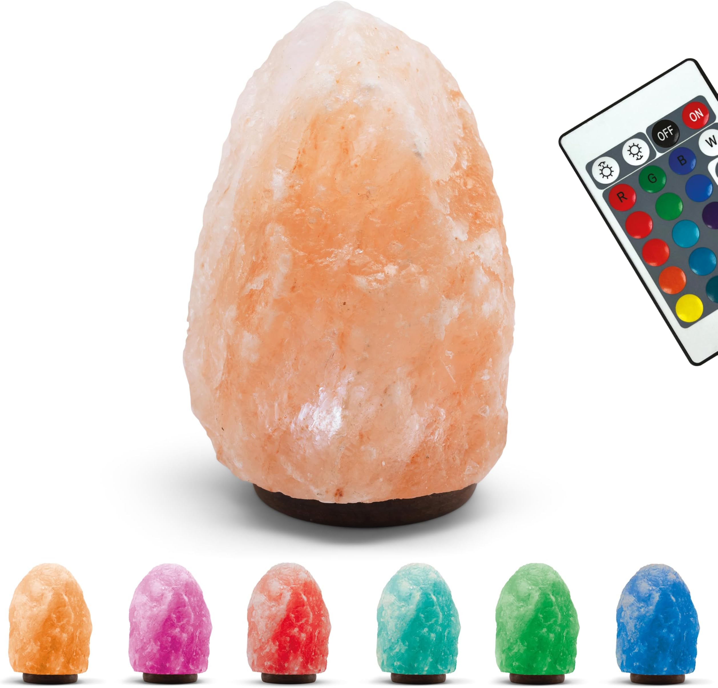 InGenious Himalayan Pink Salt Lamp | Colour Changing LED RGB Desk Light ...