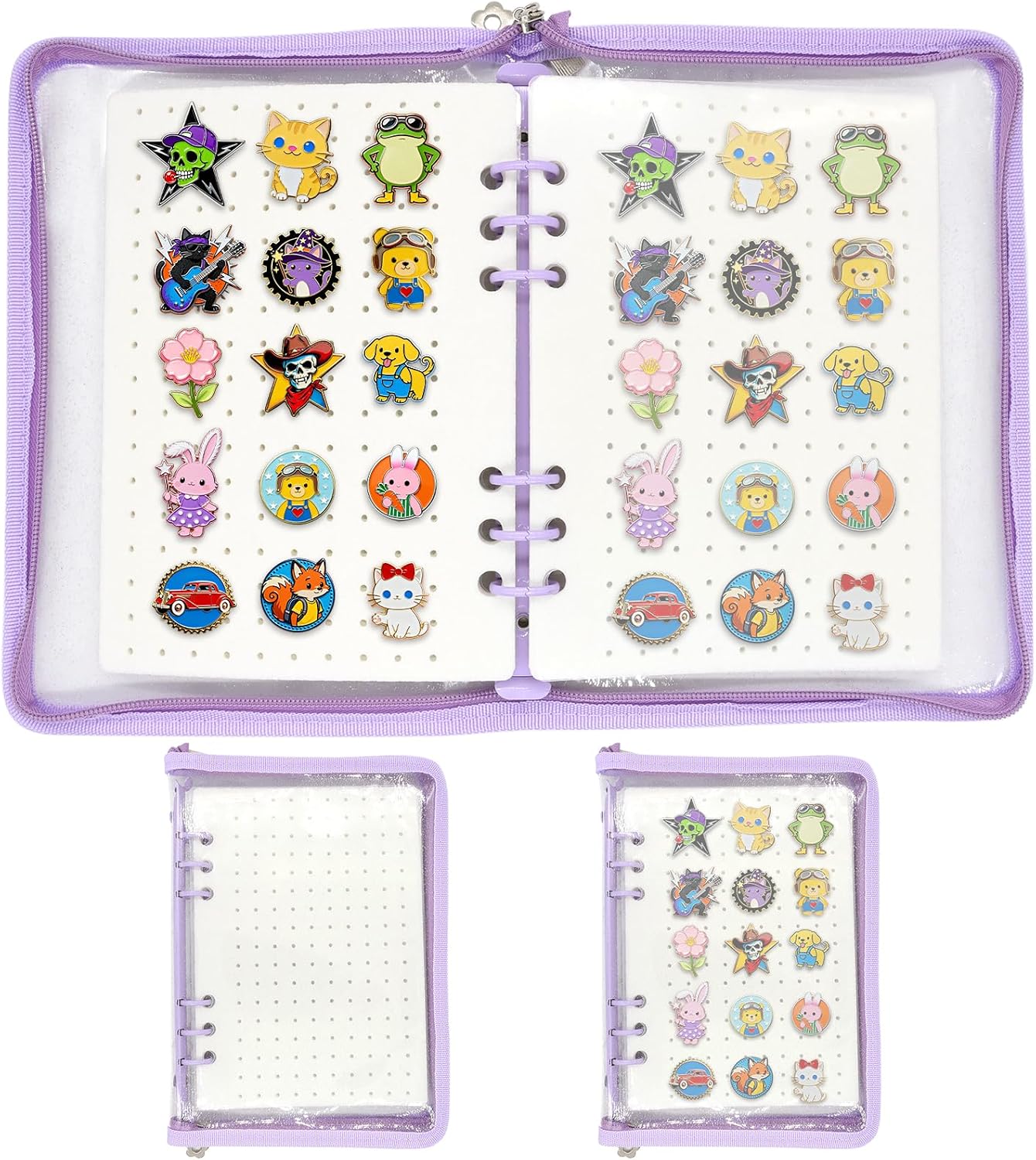 Amazon.com: Enamel Pin Display Book - Portable 6 Pages A5 Enamel Pin ...