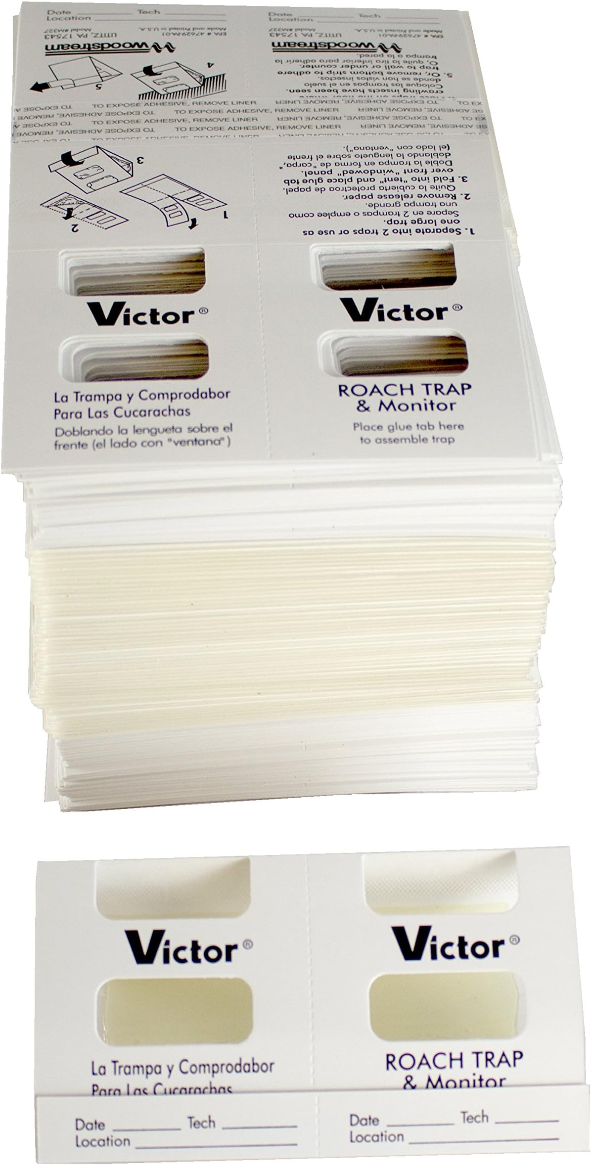 Amazon.com : Victor Roach & Insect Traps & Monitor - 30 Units (60 Traps ...