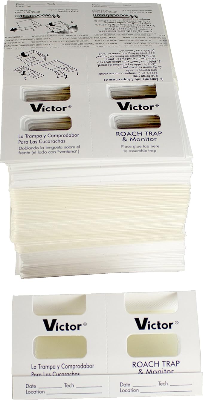 Amazon.com : Victor Roach Monitor Glue Trap - 150 Traps - Attract and ...