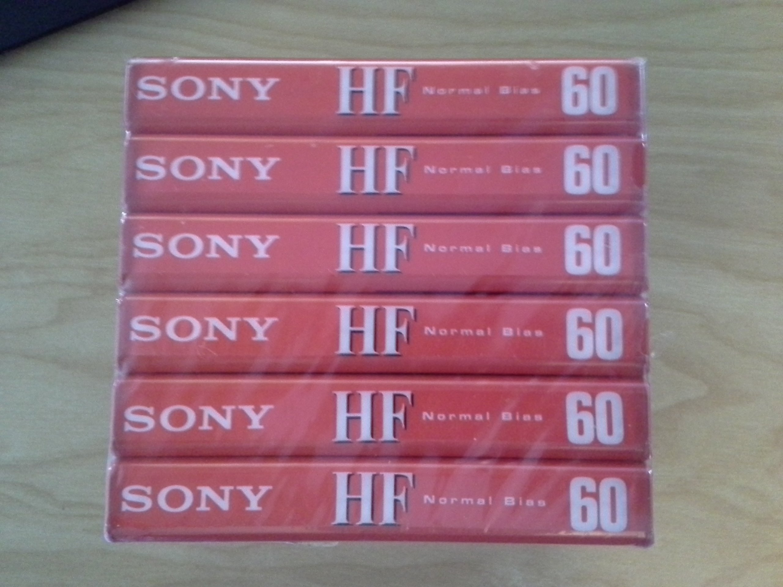 Amazon.com: Sony Blank Audio Cassette Tape HF60 HF-60 (6-Pack ...