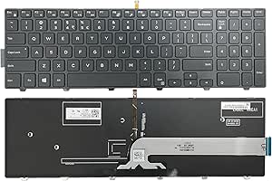 Amazon.com: AIVIBRANT Laptop Replacement Keybaord w/Backlit Compatible with Inspiron 5480 5481 ...