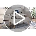 VOWNER Coffee Table, Lift Top Coffee Table with Separate and Hidden ...